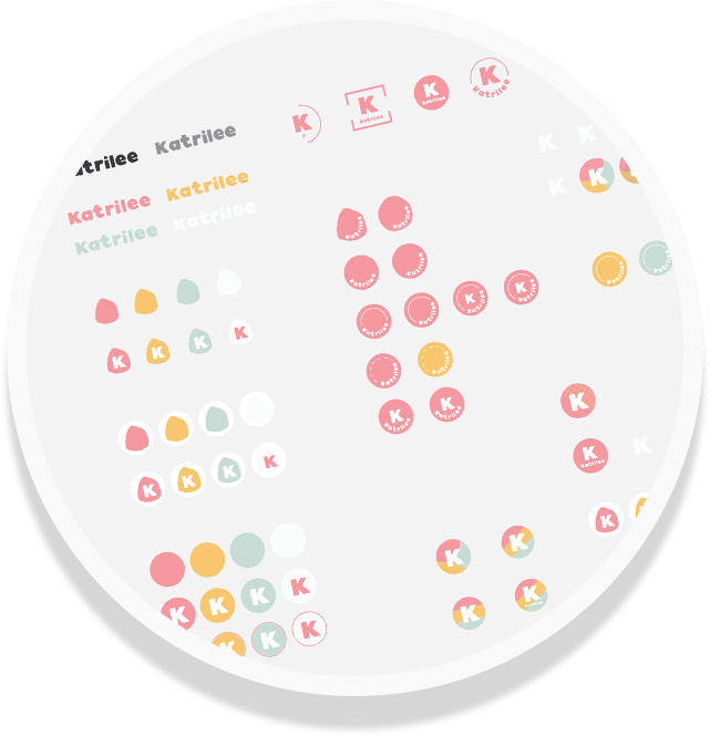 Katrilee - Brand identity & Strategy, Logo design package